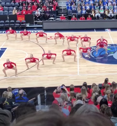Crowd Can’t Get Enough Of Dance Team’s Fast-Paced Performance