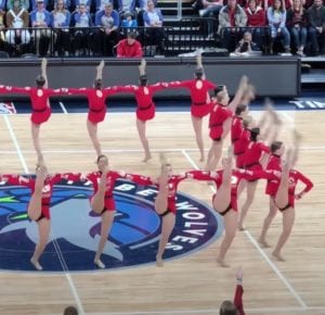 Crowd Can’t Get Enough Of Dance Team’s Fast-Paced Performance