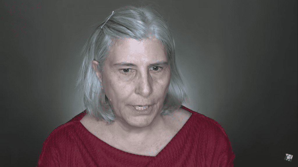 Washed out woman desperately wanting change chops all her hair off for ...