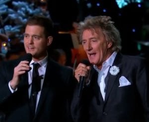 Rod Stewart and Michael Buble kick things up a notch with animated ...