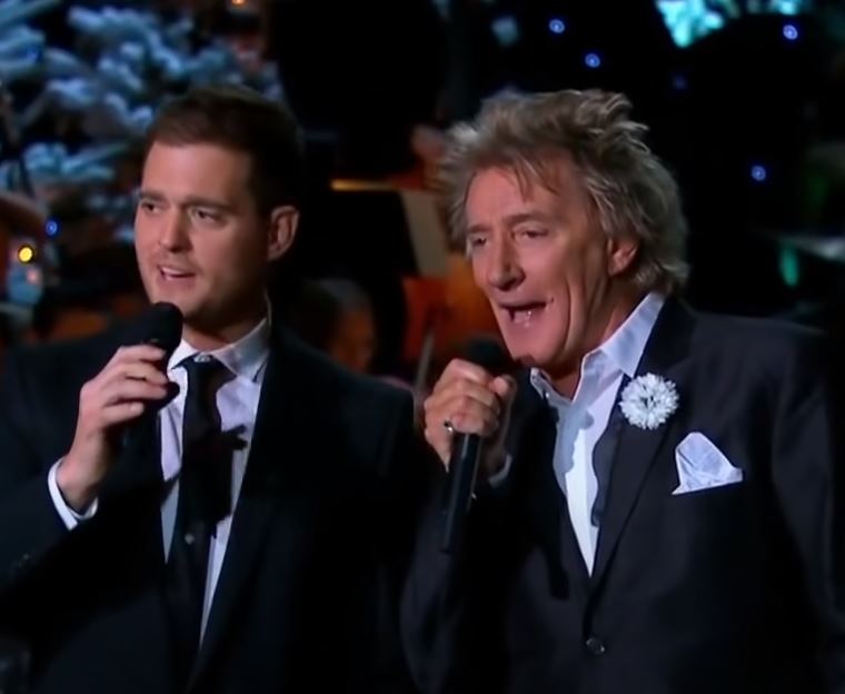 Rod Stewart and Michael Buble kick things up a notch with animated ...