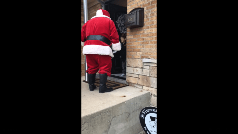 Santa makes kid cry when he shuts down his Christmas request then good ...