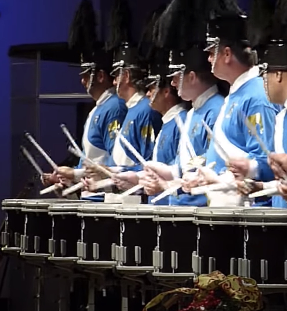 Ten Men Bring Down The House With “Little Drummer Boy”