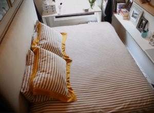 Woman gives a look inside her 78 square-foot bedroom in Brooklyn