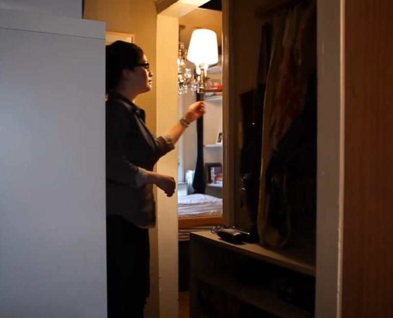 Woman gives a look inside her 78 square-foot bedroom in Brooklyn