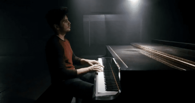 Pianist turns a hard rock song into hauntingly beautiful ballad