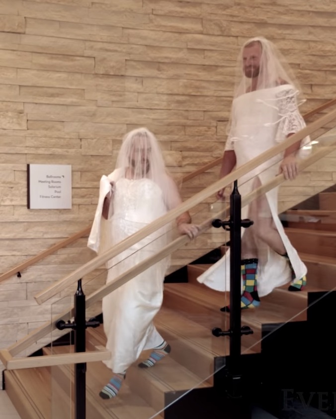 Two Groomsmen Prank Groom In Hilarious First Look