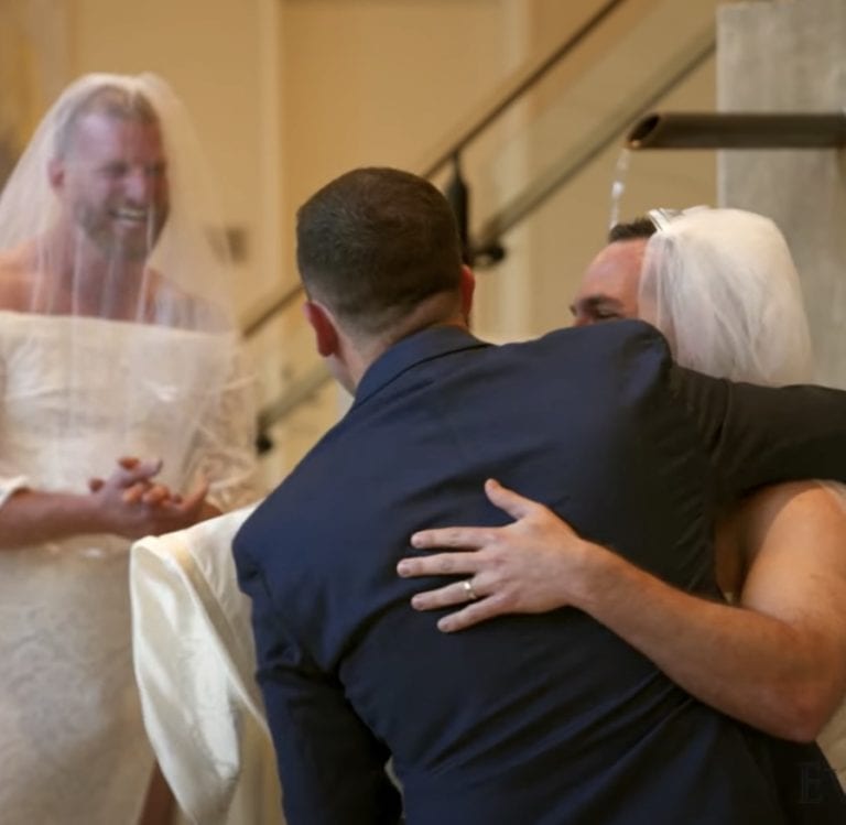 Two Groomsmen Prank Groom In Hilarious First Look