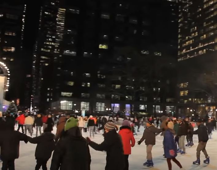 Bystanders laugh at 'worst ice skaters' in the rink until he busts out ...