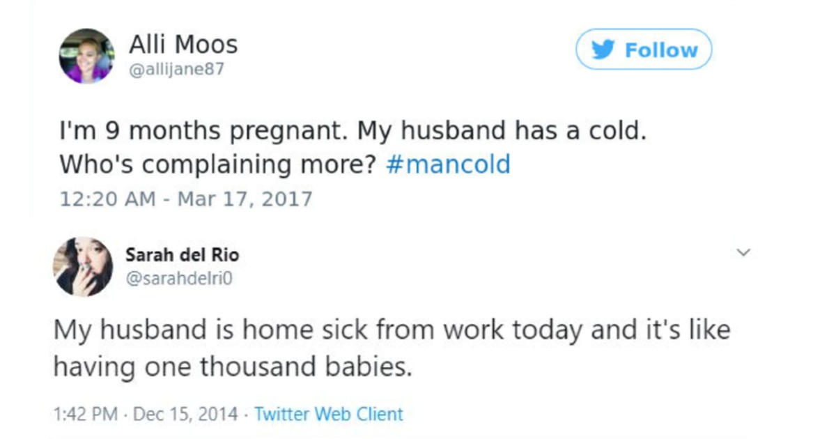 58 “man-flu” moments of men being dramatic about having a simple cold