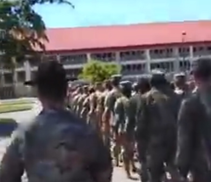Drill sergeant leads army in hilariously unusual song during march