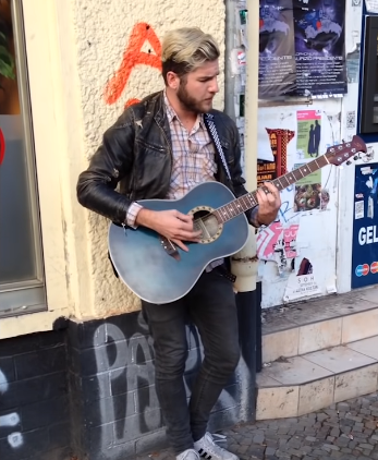 Original Singer Joins In On Street Busker’s Performance