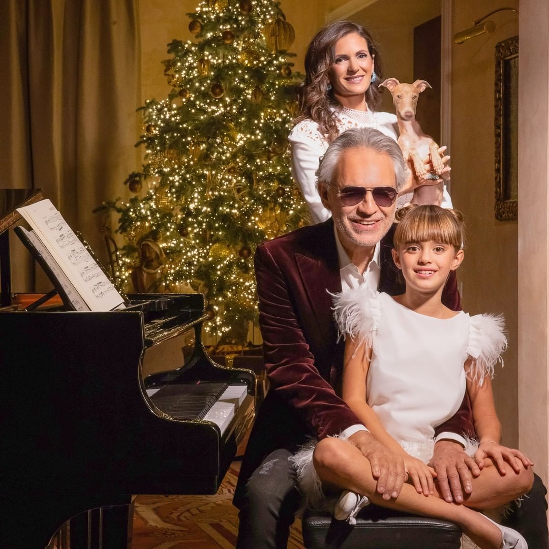 Andrea Bocelli performs duet with daughter Virginia in adorable home ...
