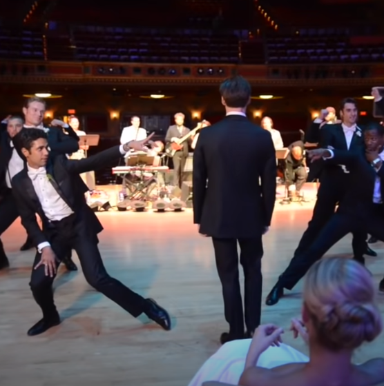 Professional Dancing Groom Takes Groomsmen Dance To New Heights