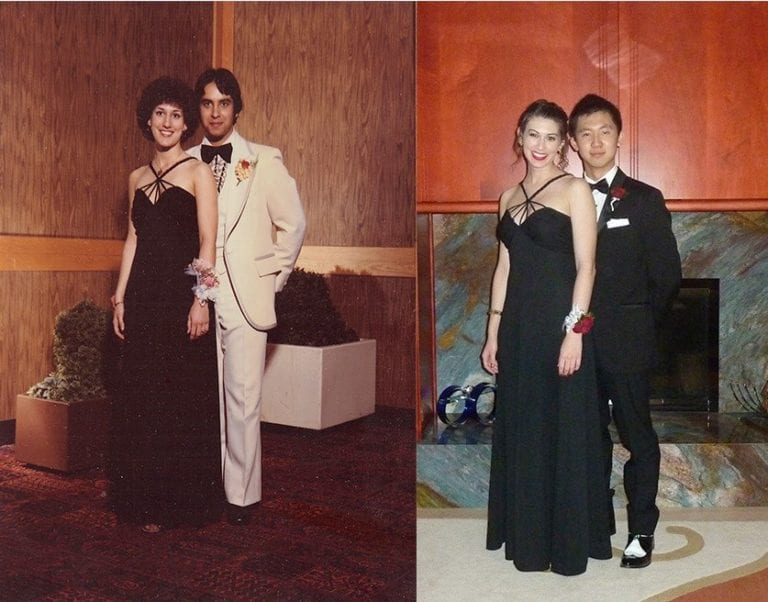 55 teens who rocked mom’s old-school dress at prom and dazzled the crowd