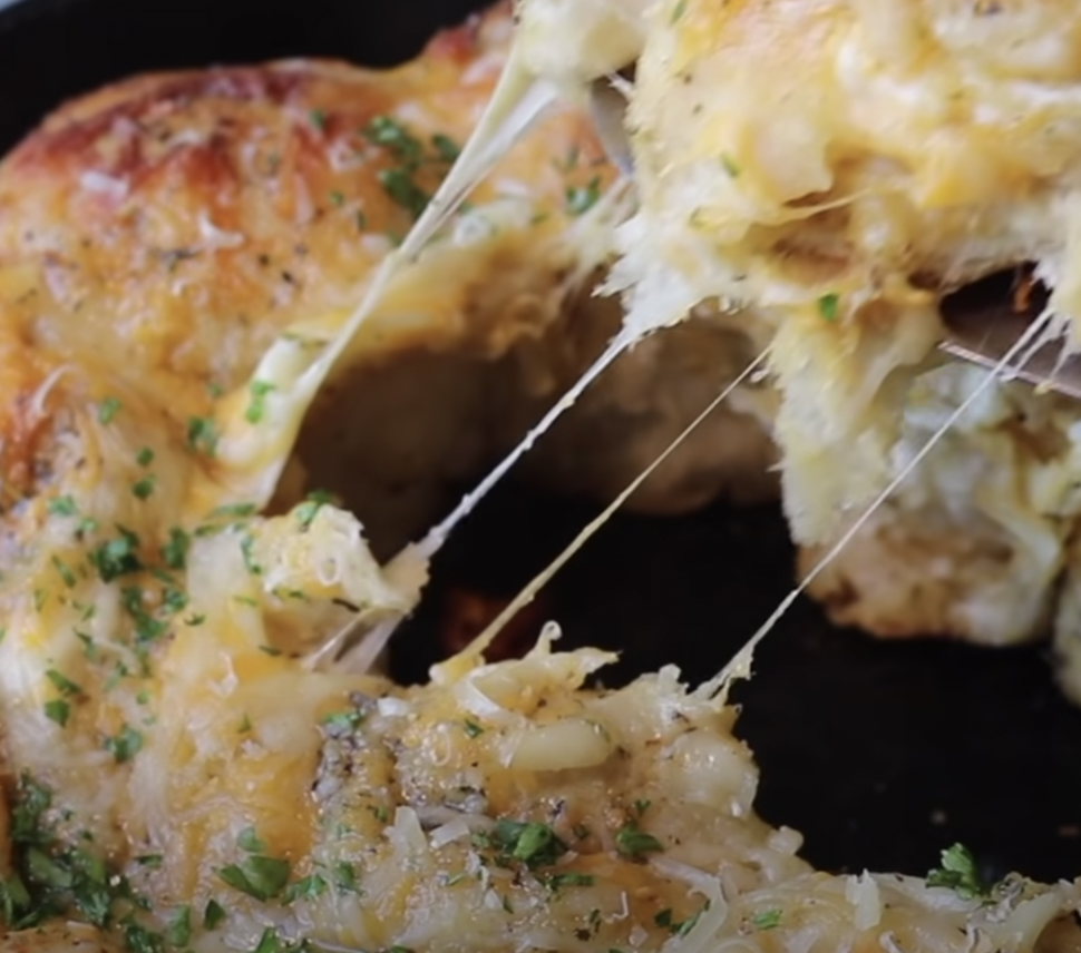 Spunky chef gives us a recipe for cheesy-stuffed garlic bread biscuits ...
