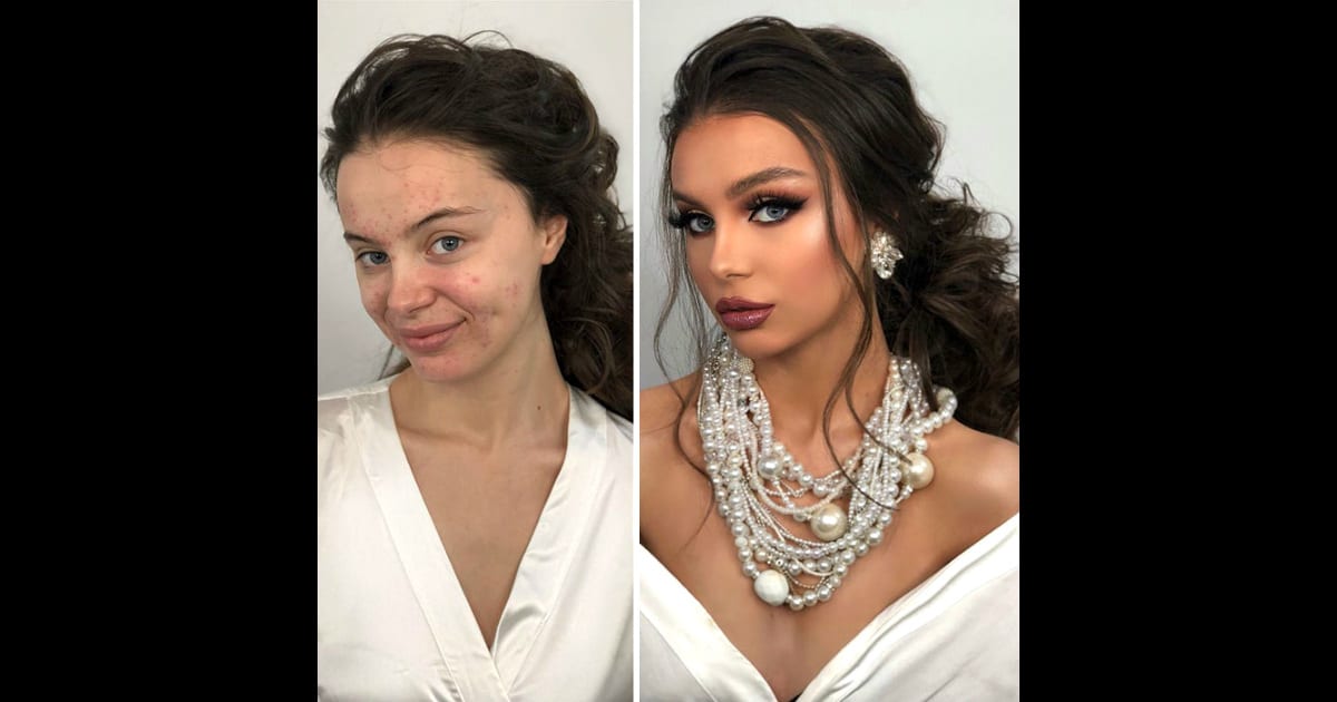 Brides share shocking wedding makeovers