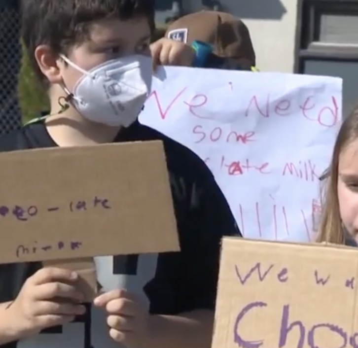 Fourth graders launch full-on protest to make their school bring back ...