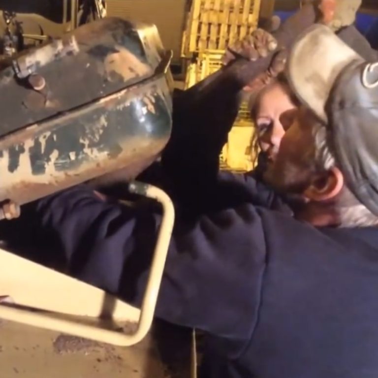Mechanic finds 5 gold bullion bars stuffed in old military tank worth ...