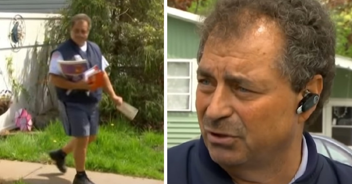 Hero mailman saves mom after finding toddler outside all alone