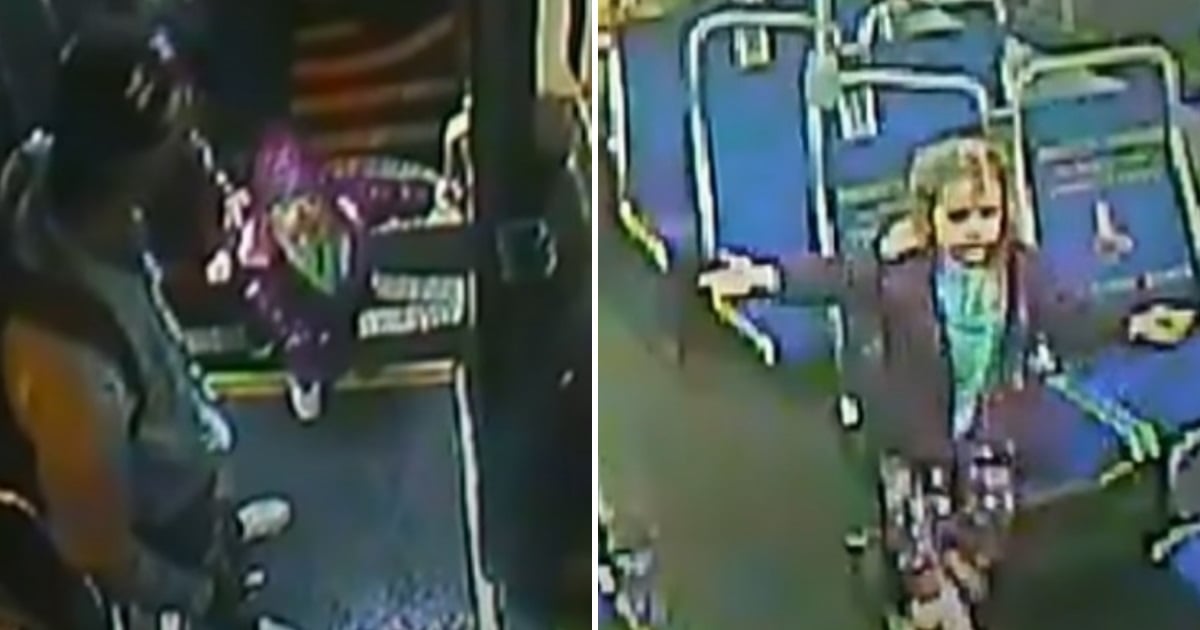 Bus driver is caught off guard when 4-year-old hops on bus at 3 AM