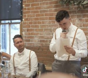 Groom's autistic brother gives heartfelt Best Man's speech that brings ...
