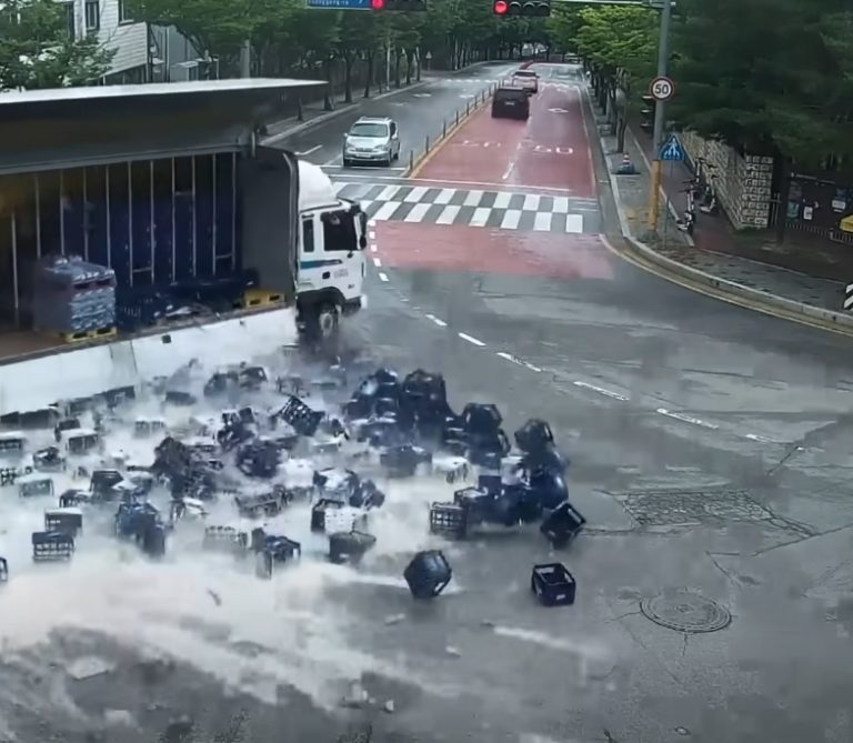 Beer truck spills entire shipment of beer on streets then good ...