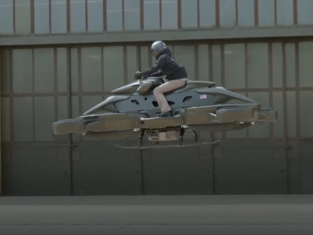 U.S. gets first look at world’s first “flying bike” during Detroit Auto ...
