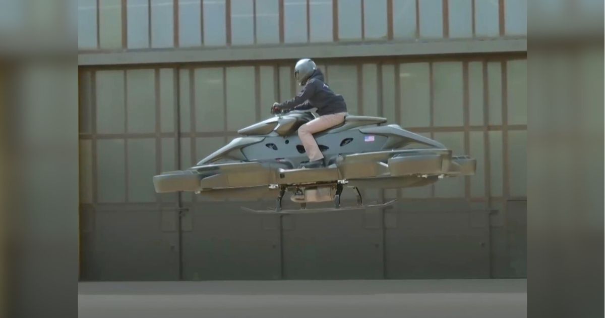 U.S. gets first look at world’s first “flying bike” during Detroit Auto ...