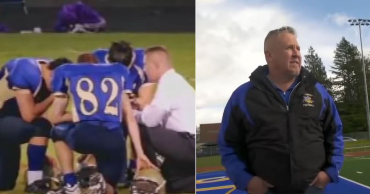 High school football coach fired for praying with students gets the ...