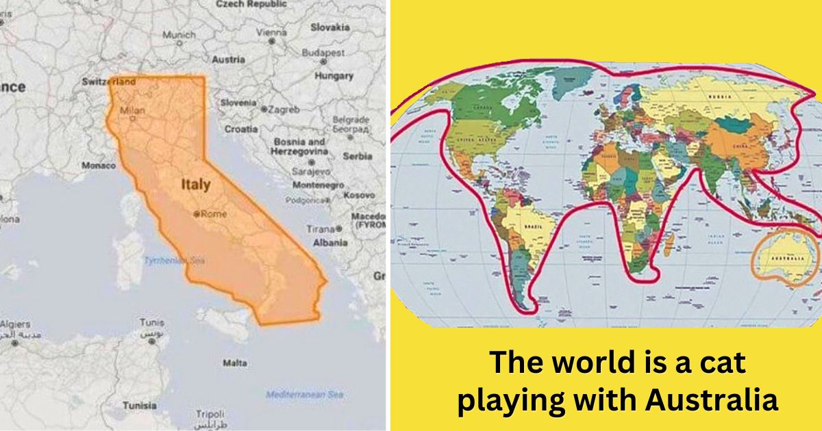 30 Maps That Show How The World Actually Is