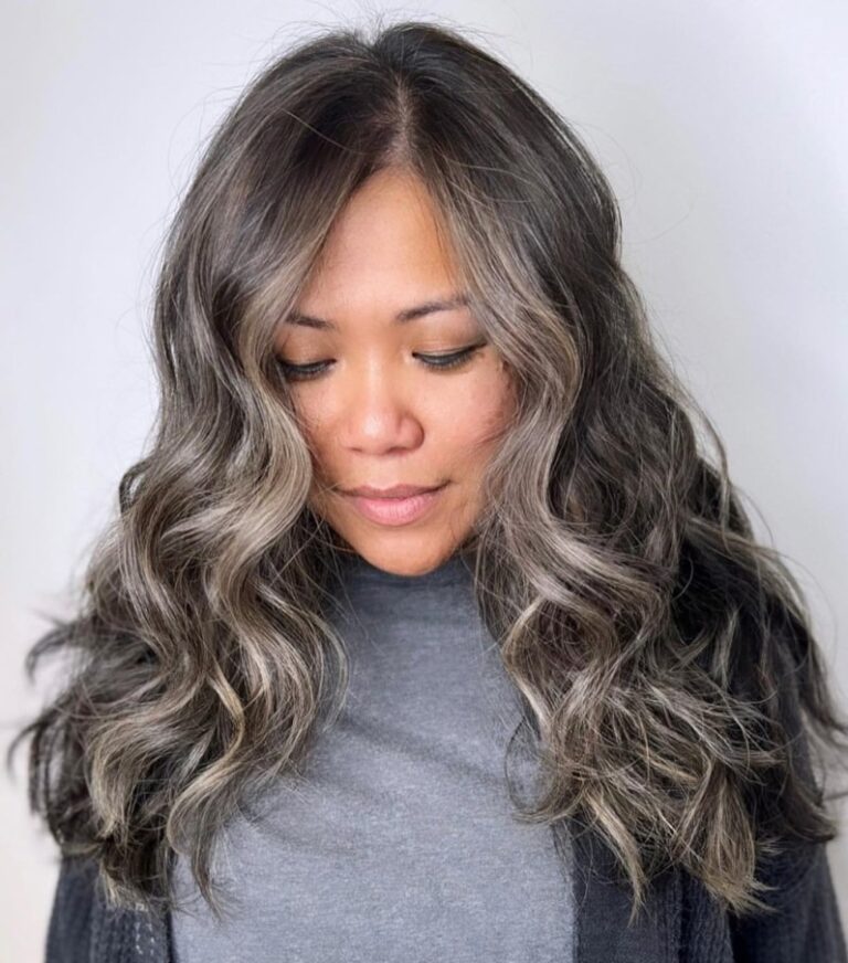 50 Absolutely Stunning Ways To Blend Gray With Dark Hair