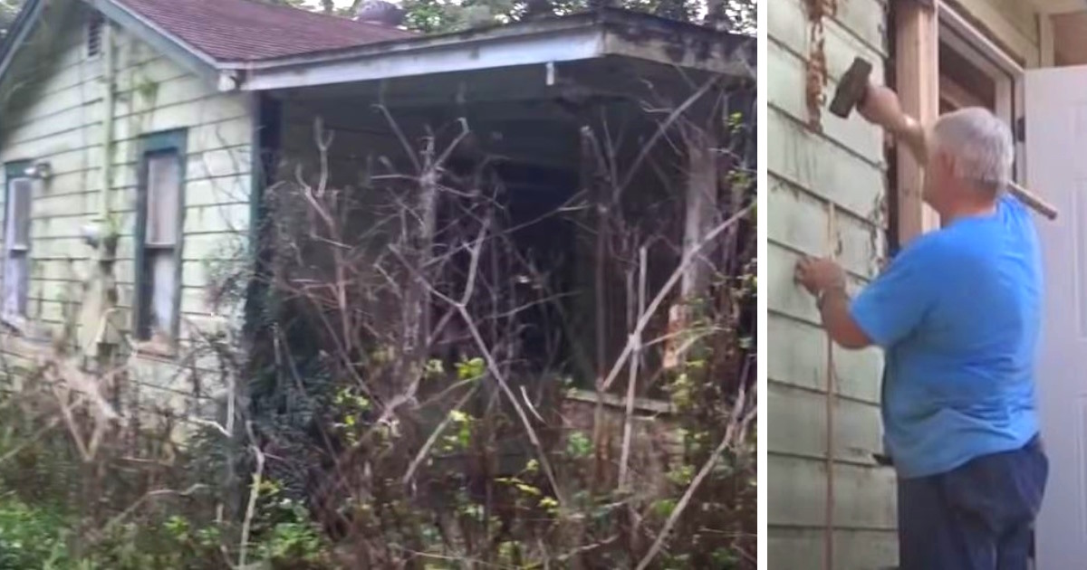 Guy purchases decrepit house for $5K and gives it incredible makeover